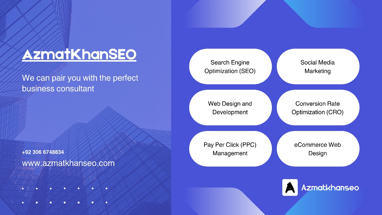 Comprehensive Digital Marketing Services - Azmat Khan